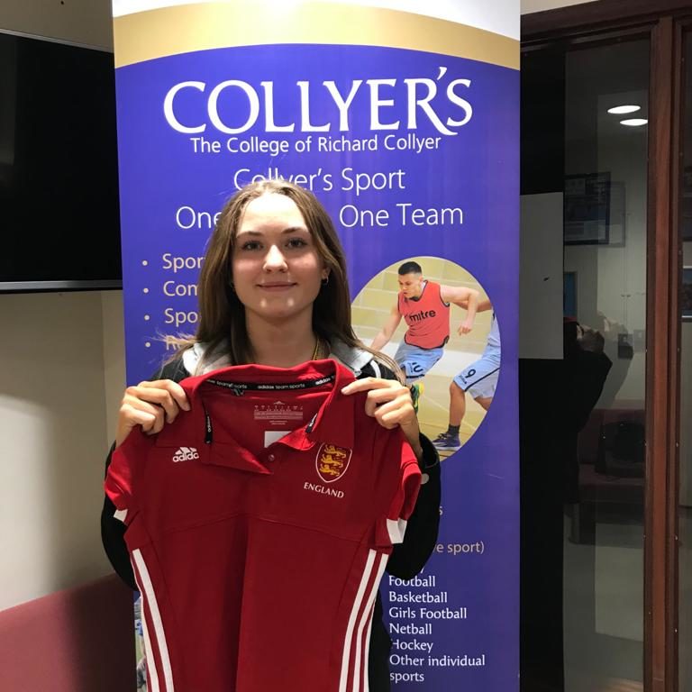 England Call Up For Collyer's Student! - Collyer's
