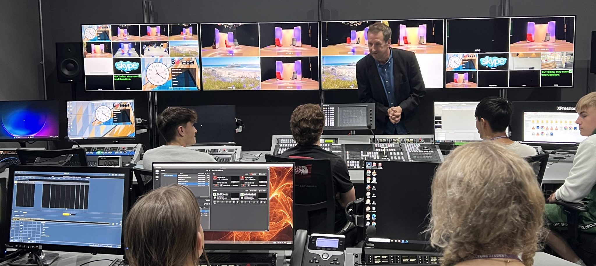 Students Set on TV Careers - Collyer's