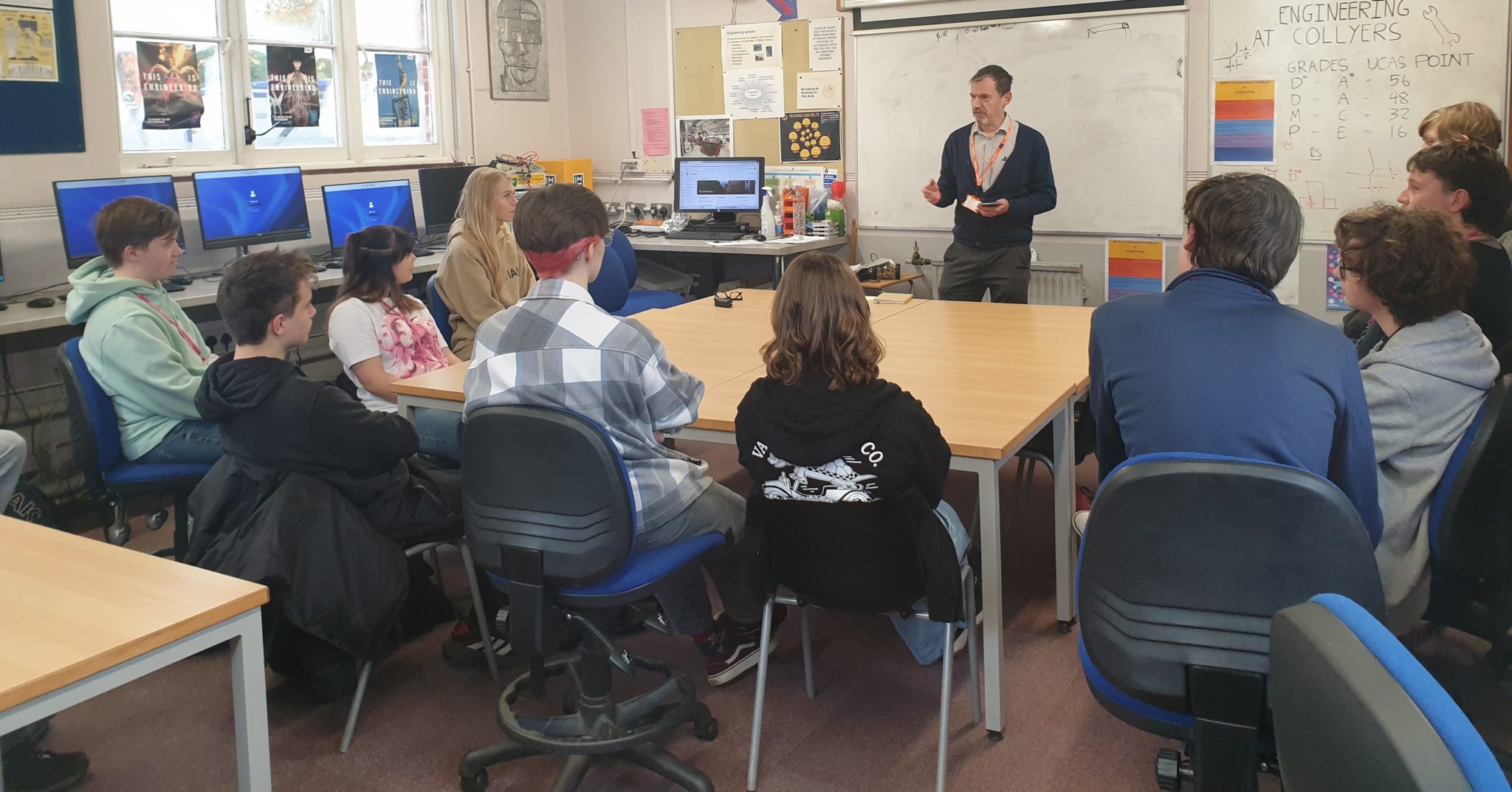 Robotics Club Welcome Industry Expert - Collyer's
