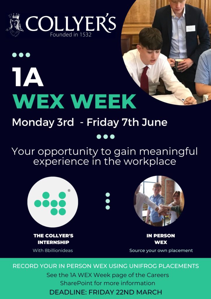 Work Experience - Collyer's