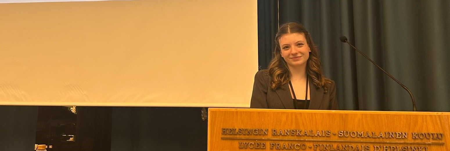 Giulia Represents The UK At The European Youth Parliament - Collyer's