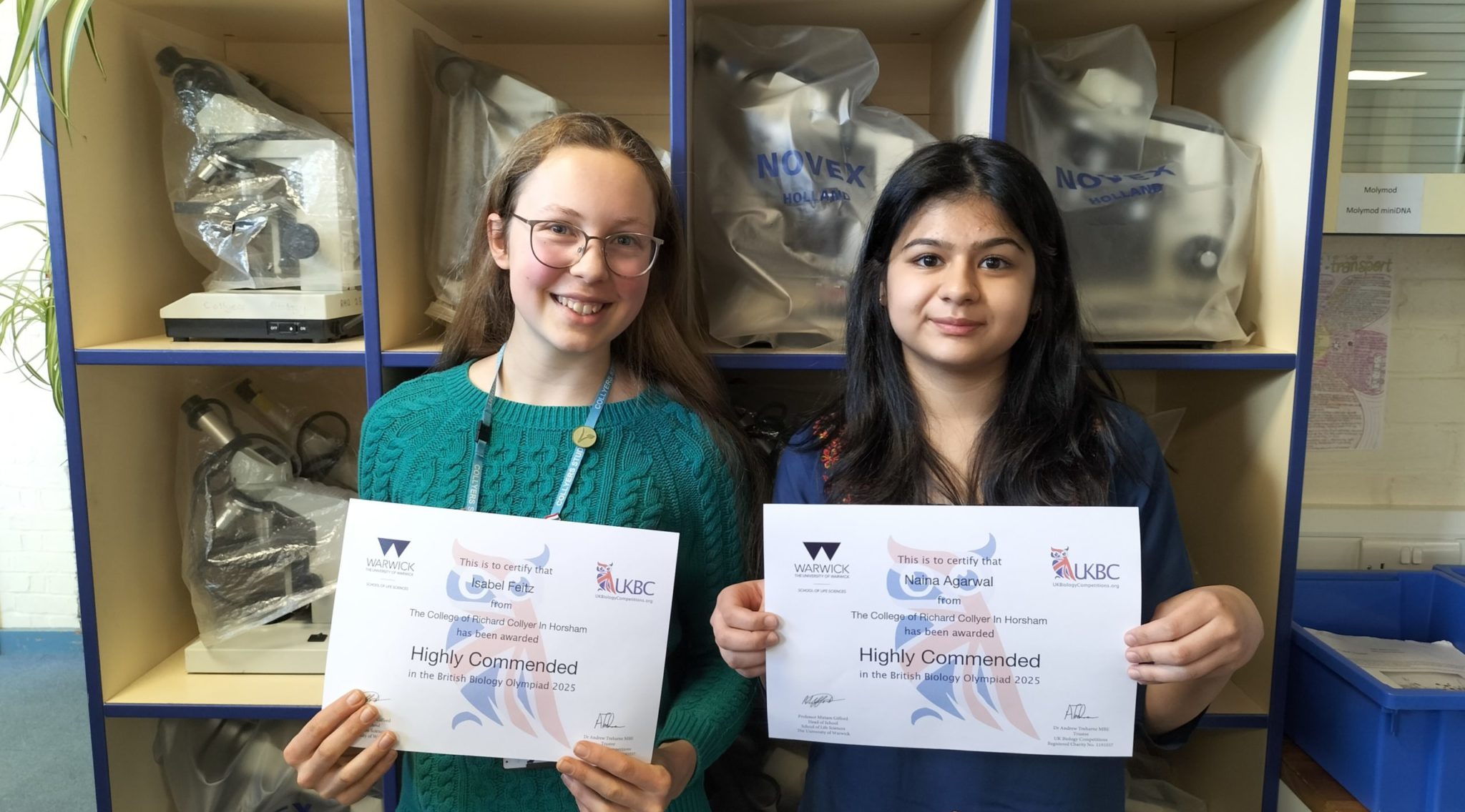 British Biology Olympiad Success - Collyer's